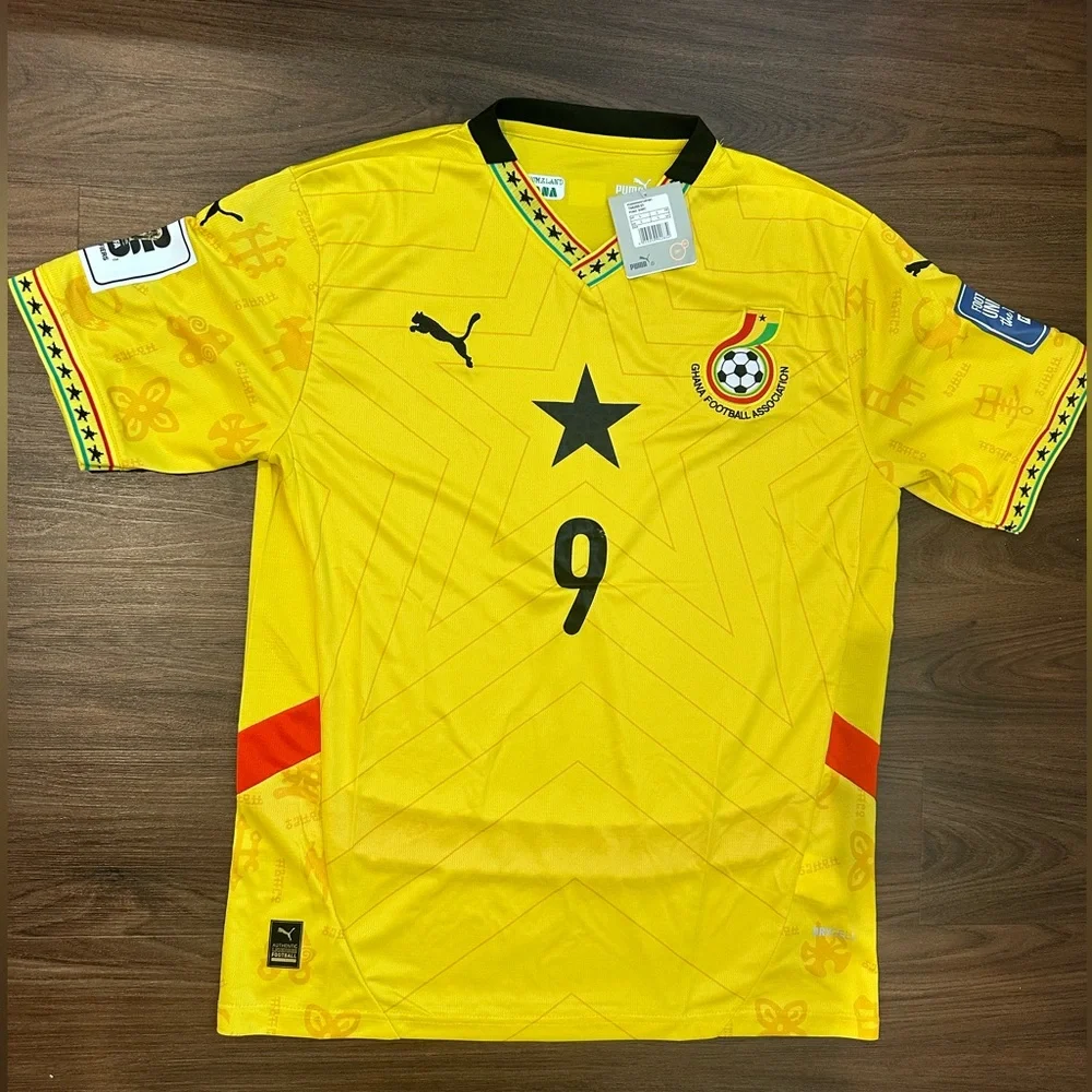 Puma | Shirts | Ghana Black Stars National Team Jordan Ayew Soccer ...